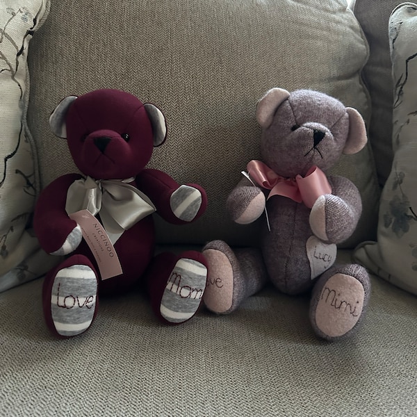 Handmade Memory Bear - Etsy