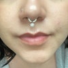 16G Sun Dangle Septum Hoop/septum Clicker/dangle Daith Ring/helix ...