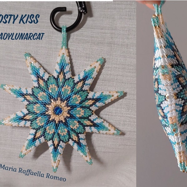 Christmas Star Beading Tutorial - Peyote 2 Drop Star Pattern for ...