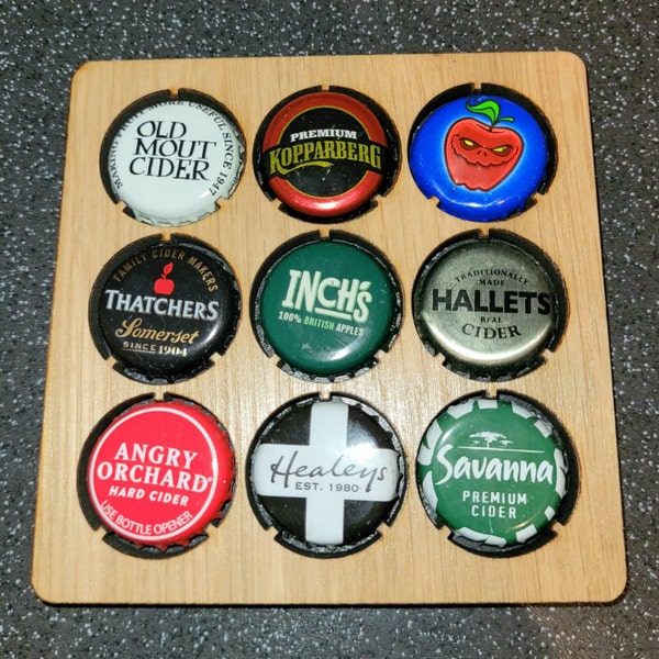 Beer Cap Coaster Beer Bottle Cap Coaster Gift Craft Beers Gifts for Him ...