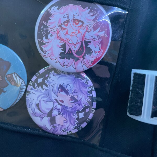 BSD Bungou Stray Dogs Pins - Sigma & Bram Stoker | Decay of the Angel ...