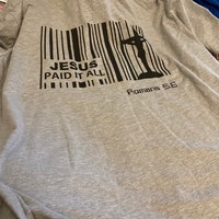 Aprojes Jesus Paid Price Barcode God Christian T-Shirt for Men - Etsy ...
