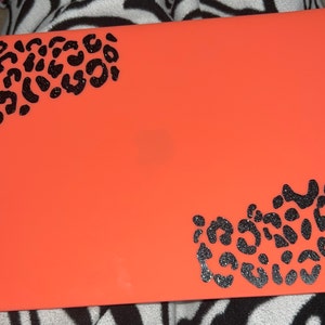 Leopard Print Decal, Holographic Leopard Pattern Vinyl Decal Sticker ...