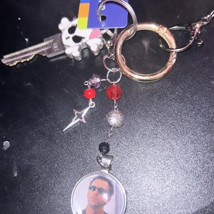 TV Girl Who Really Cares Beaded Keychain - Etsy