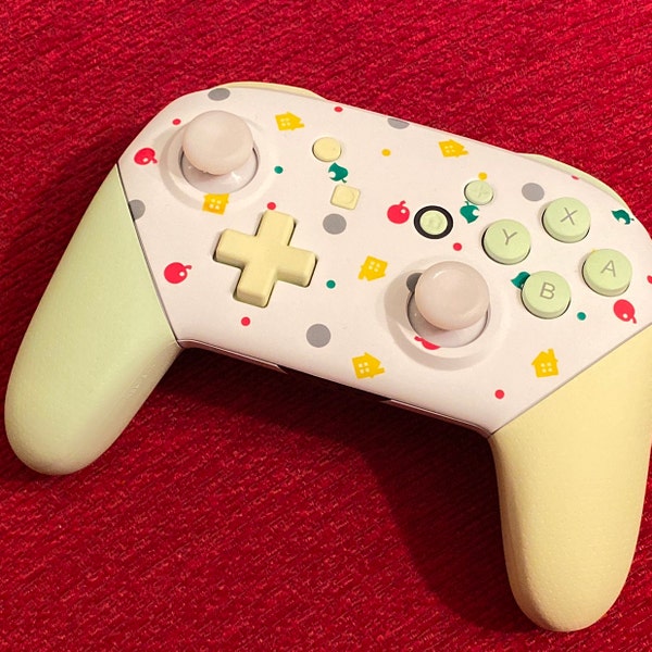 Custom Animal Crossing Themed Nintendo Switch Pro Controller - Etsy