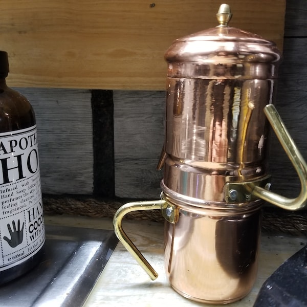 Coffee Maker / Copper Coffee Maker/ Moka in Copper for 2, 4, 6 Cups - Etsy