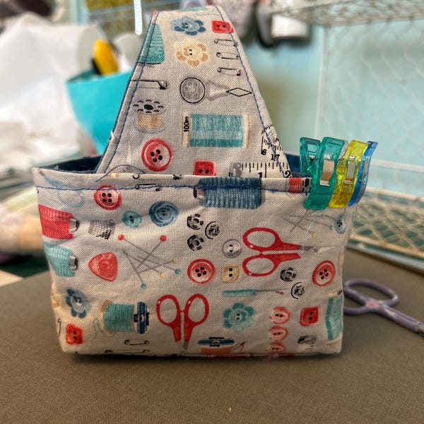 Mini Fabric Basket PDF Sewing Pattern - Etsy