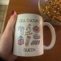 Cute Cell Culture Vinyl Sticker Sheet, Science Biology Stem Cells ...