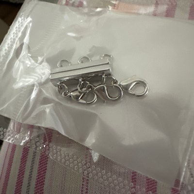 1pc Carabiner Screw Clasp, Screw Clasp Oval , Interlocking Clasp, Pave ...