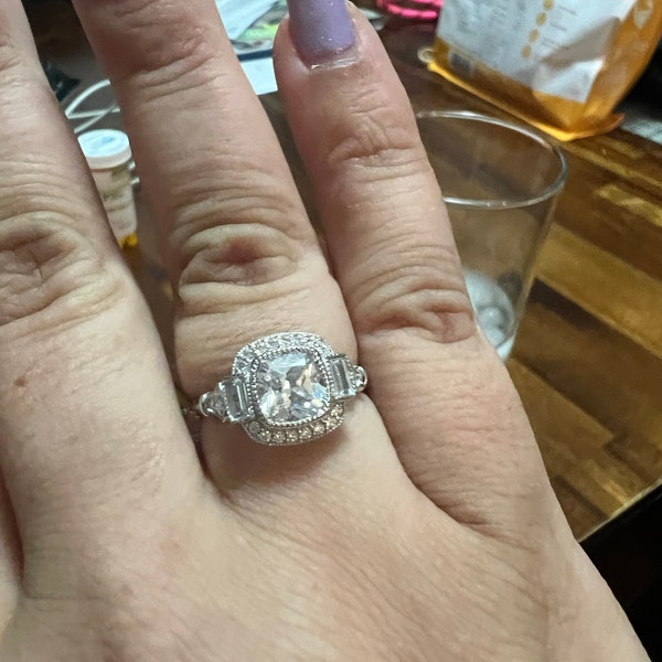 Celebrity Inspired Engagement Ring Kim Kardashian's First Engagement ...