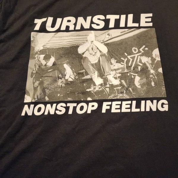 Turnstile Unisex T-shirt - Nonstop Feeling Tee - Music Band Merch ...
