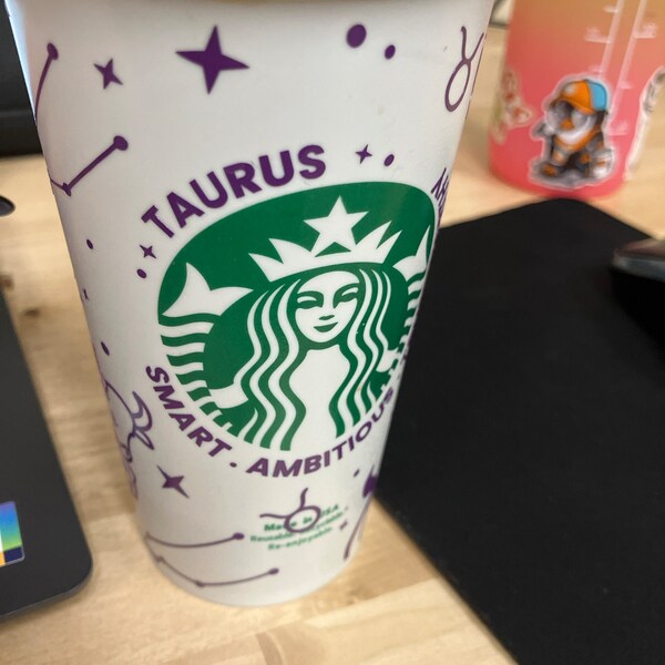 Scorpio Zodiac Sign Cold Cup Star Sign Cup Zodiac Venti Cold Cup ...