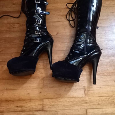 DOROTHY PLATFORM PROTECTORS Pleaser Pole Shoe Protectors Flow Covers ...