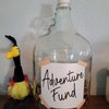 UP Inspired ADVENTURE FUND Label Sign Printed Waterproof Die-cut ...