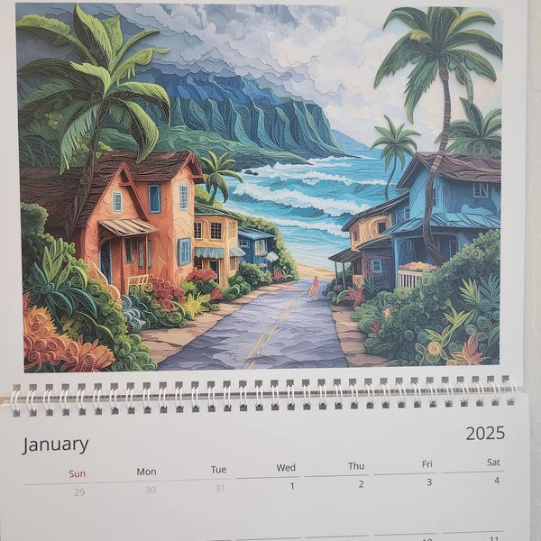 Papercut Germany - 2D - 2025 Wall Calendar (11" X 8.5") - Etsy