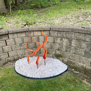 Hand Blown Glass Garden Leaf Art Handmade Teal Glass Leaf. - Etsy