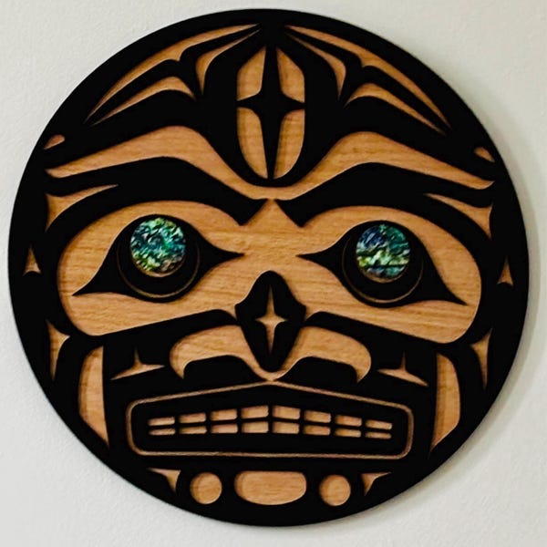 Coast Salish Moon Wall Art - Etsy Canada
