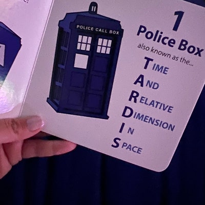 Counting With the Doctor Count to 12 With Dr. Who, Kids Board Book - Etsy