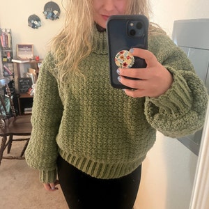 CROCHET PATTERN: the Millennial Jumper Cowl Neck/ Turtle - Etsy