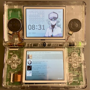 Custom Nintendo DS Lite Refurbished Game Console Handheld Console Clear ...