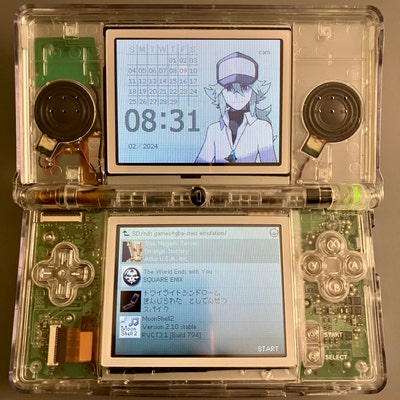 Custom Nintendo DS Lite Refurbished Game Console Handheld Console Clear ...