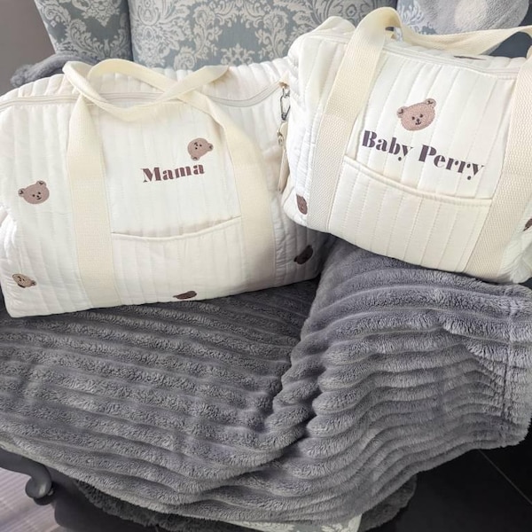 Baby Hospital Bag | Newborn Hospital Bag | Mama and Baby Bag | Hospital ...