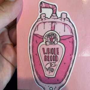 Bat Juice STICKER Vampire Juice Box Spooky Cute Pastel Goth - Etsy