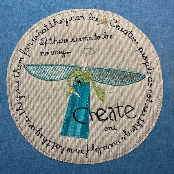 ANGEL CIRCLES - 4 Round Angel Circles for the 8x8" Hoop With Creativity ...