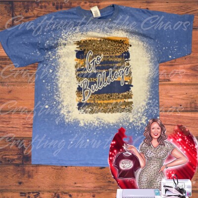 065-brushes Yellow-gold-blue team Colors-digital Papers, Instant ...