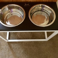 Elevated Dog Feeding Table for Large Size Dog / Raised Feeder for Big ...