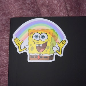 Spongebob Pretty Patties Vinyl Sticker Nickelodeon Spongebob - Etsy