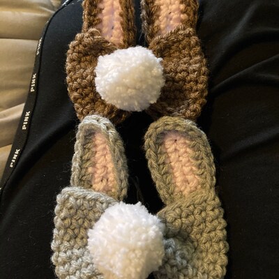 Bunny Bow Crochet Pattern, Bunny Ear Hair Bow Pattern, Easter Bunny Bow ...