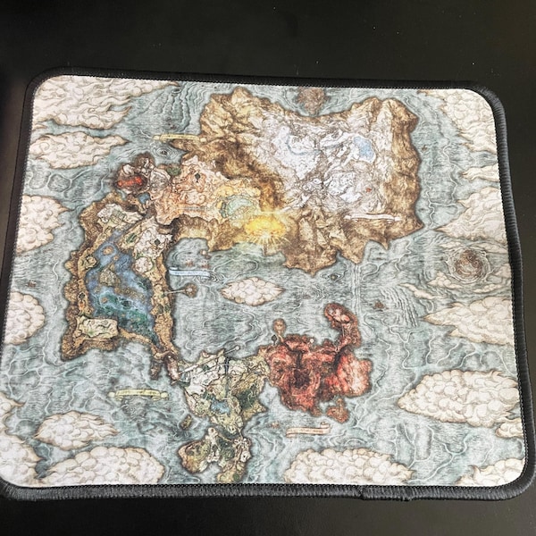 FFXIV Hydaelyn New World Map Gaming Matte Poster - Etsy