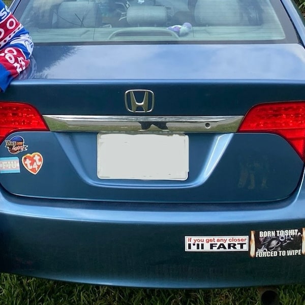 Funny Bumper Sticker If You Get Any Closer I'll Fart Waterproof Vinyl ...