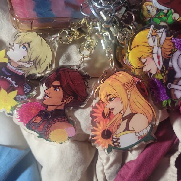 Aegis Girls Pyra Mythra Pneuma Manjuu Plush Keychain - Etsy