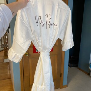 Bride Robe Personalized Bride Gift Bridal Shower Gift Unique - Etsy