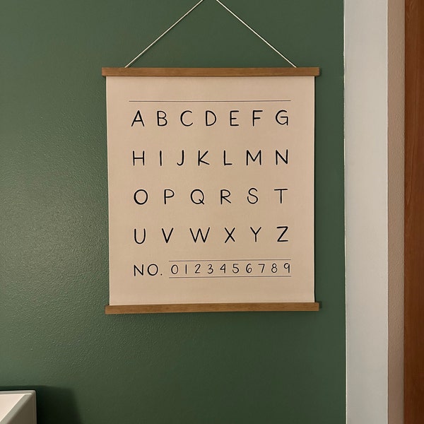 Alphabet Wall Art | Classroom Decor | Playroom Wall Decor | Kids Room ...
