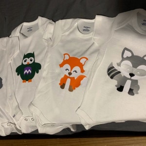 Baby Woodland Animal Cut Files, Woodland Nursery Decor, HTV SVG Files ...