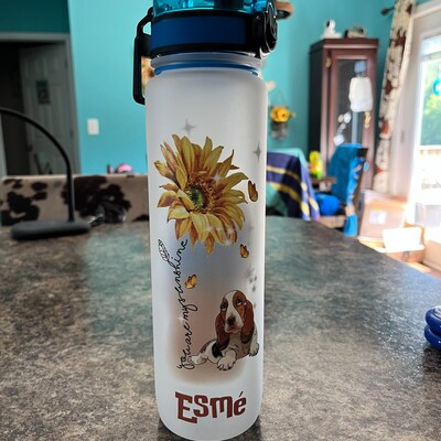Eeyore Water Tracker Bottle Eeyore Water Bottle Funny Eeyore - Etsy
