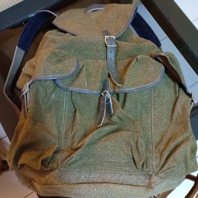 Italian Army Backpack Rucksack Vintage Manbag Italian Alpini Mountain ...