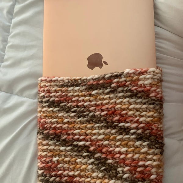 Crochet Pattern Laptop | 13" MacBook Computer Cover | Customizable ...