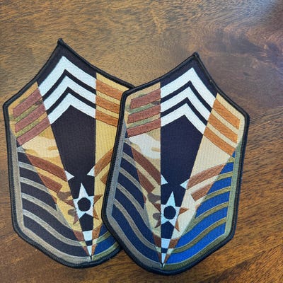 NEW A Career in STRIPES msgt 3-color OCP - Etsy