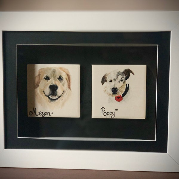 Rectangle White Wooden Shadow Deep Box Display Frame Choose Size Mount ...