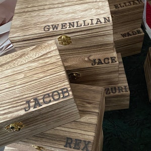 Moon Phase Wood Box, Tarot or Oracle Card Box, Crystal Box, Jewelry Box ...