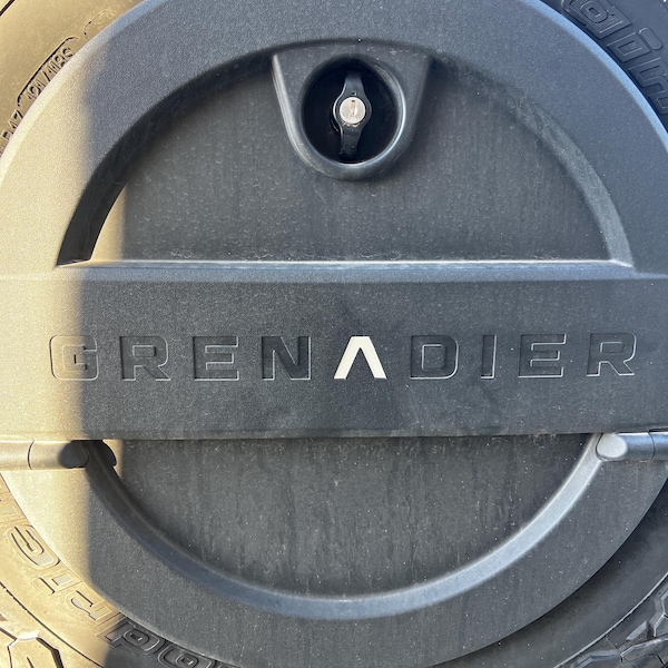 INEOS Grenadier Spare Tire Cover Inlay Emblem Logo Sticker Decal - Etsy