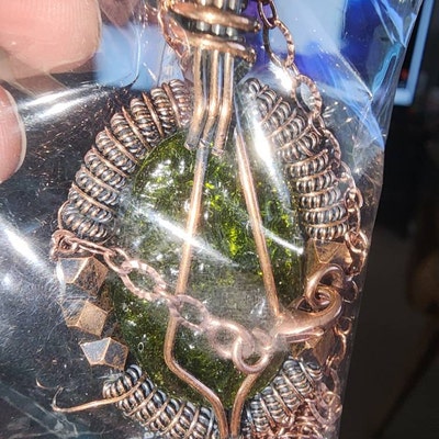 Kashmir Red Ruby Copper Pendant Copper Wire Wrapped Gemstone - Etsy