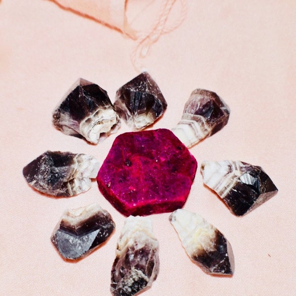 Rare Mordenite With Rare Rhombus Calcite Cube on Milky White Mordenite ...