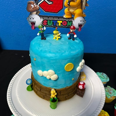 3D handmade FNF Cake Topper and 2pcs Mini Topper / Cupcake - Etsy