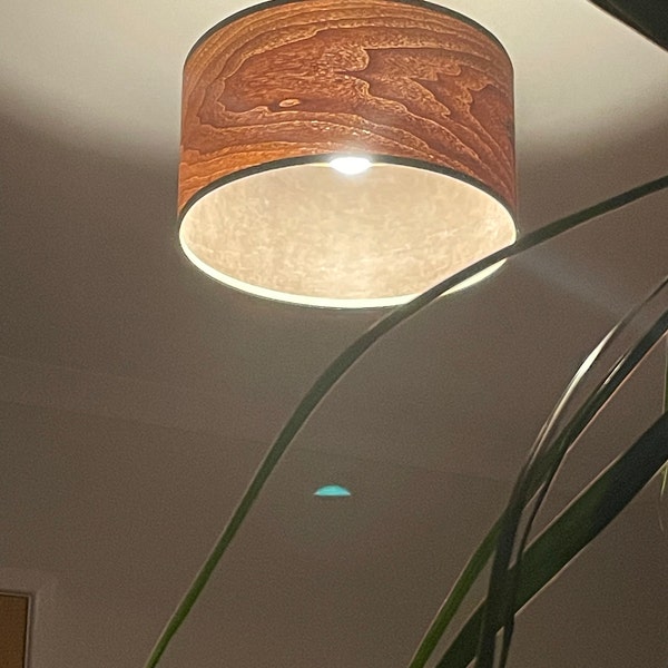 Blue Adeera | Dimmable Small Round Table Lamp With a Glass Light Shade ...