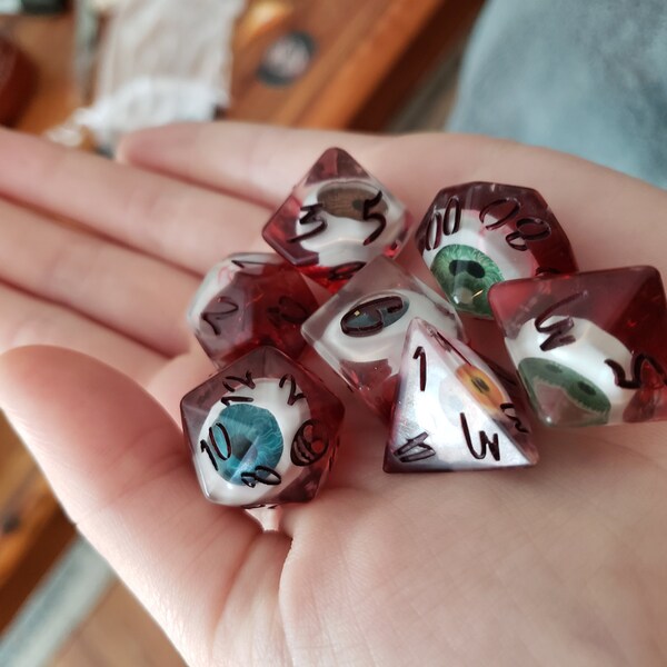One of Kind, Handmade Eyeball Dice. - Etsy
